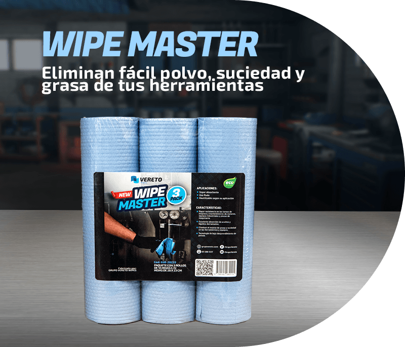 Wipe Master Landing - Grupo Vereto